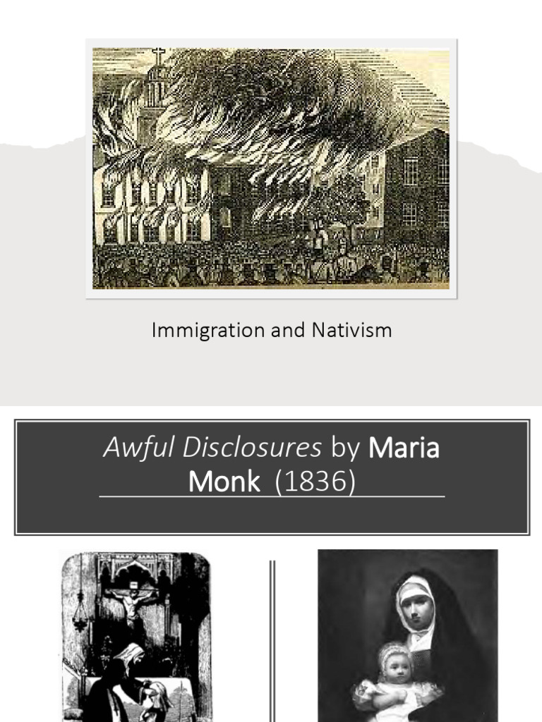 Immigration and Nativism | PDF | Anti Catholicism | Nativism (Politics)