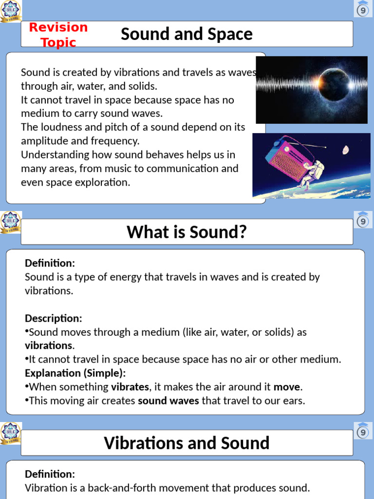 1.8 & 1.9 LP Sound, Loudness and Pitch, Amplitude and Frequency G9 ...