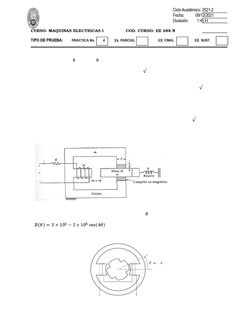 PC4 Ee288n 2021-2 | PDF | Inductor | Inductancia