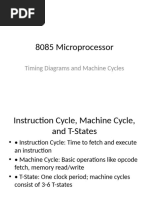Timing Diagram 8085 | PDF | Central Processing Unit | Input/Output