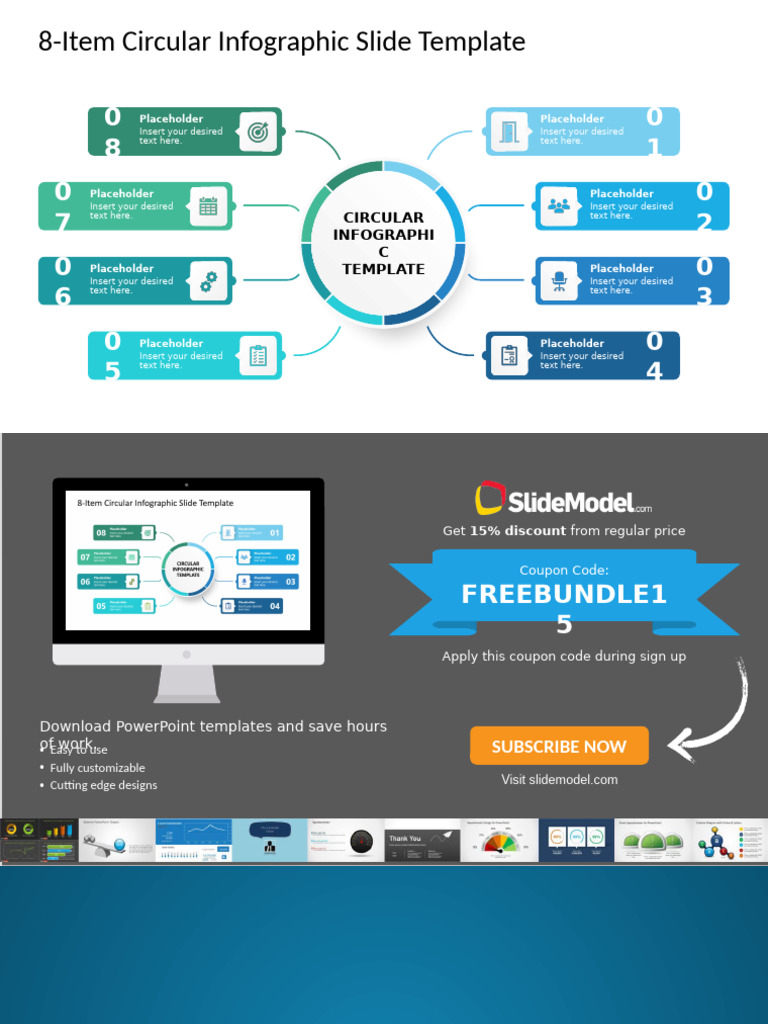 FF0535!01!8 Item Circular Infographic Slide Template 16x9 1 | PDF