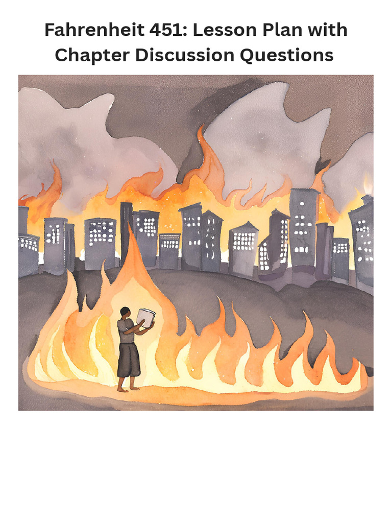 Fahrenheit 451 Lesson Plan Chapter Discussion Questionsairesistant | PDF