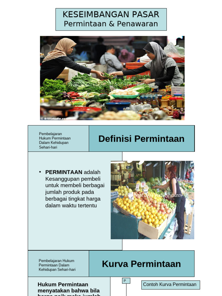 materi permintaan dan penawaran | PDF