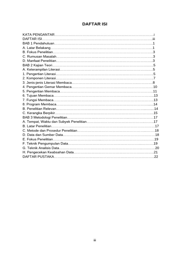 daftar isi | PDF