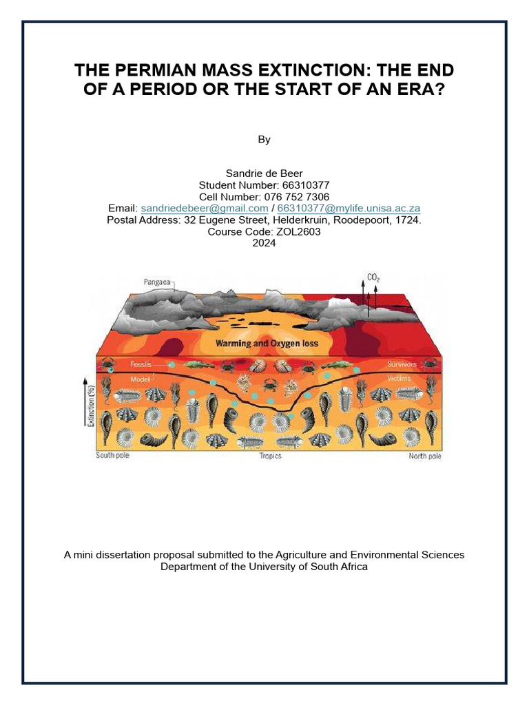 Permian Extinction: Catalyst for Evolution | PDF | Geologic Time Scale ...