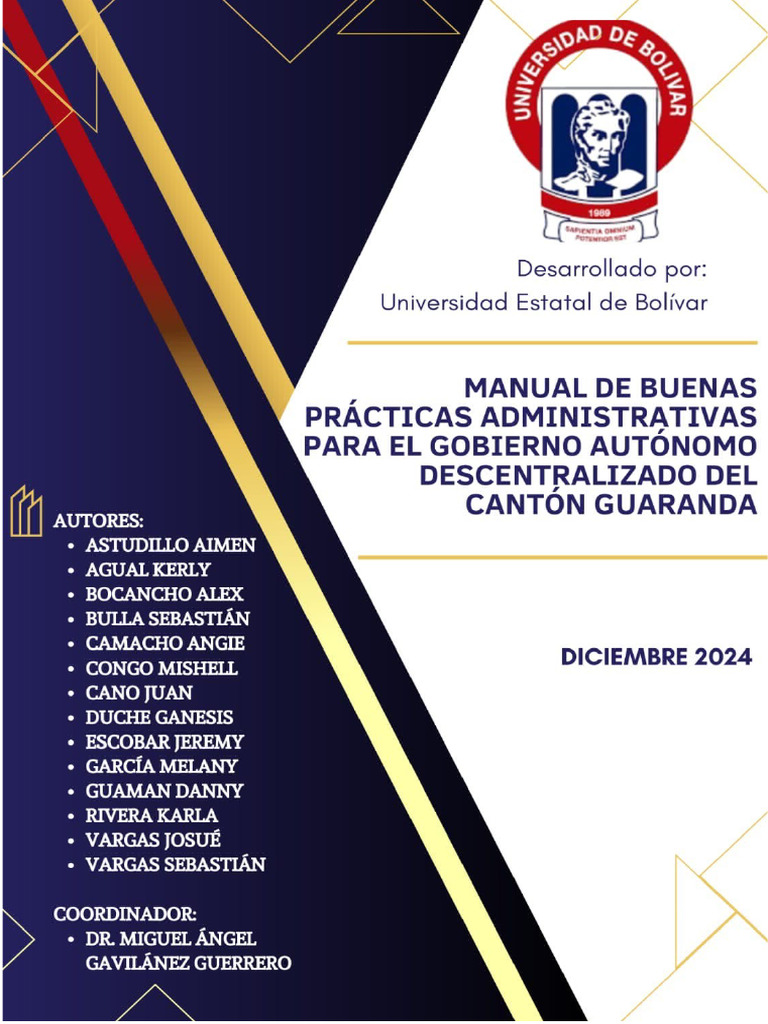 Manual de Buenas Prácticas Administrativas[1] arreglado | PDF