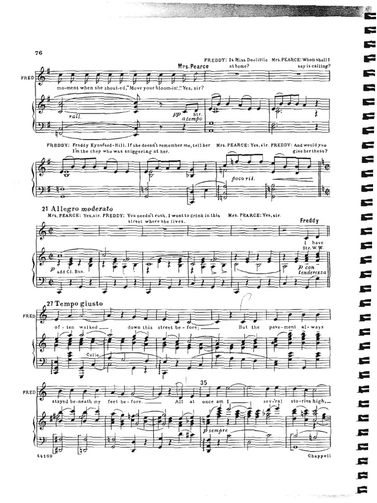 MFL Vocalscore | PDF