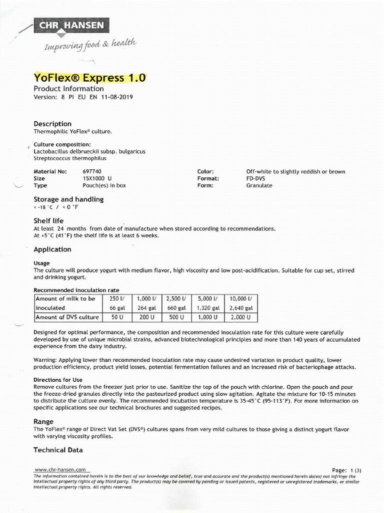 Yo Flex Express 1.0 | PDF