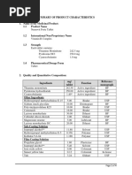Gamalate B6 Coated Tablets Overview | PDF | Glutamic Acid ...