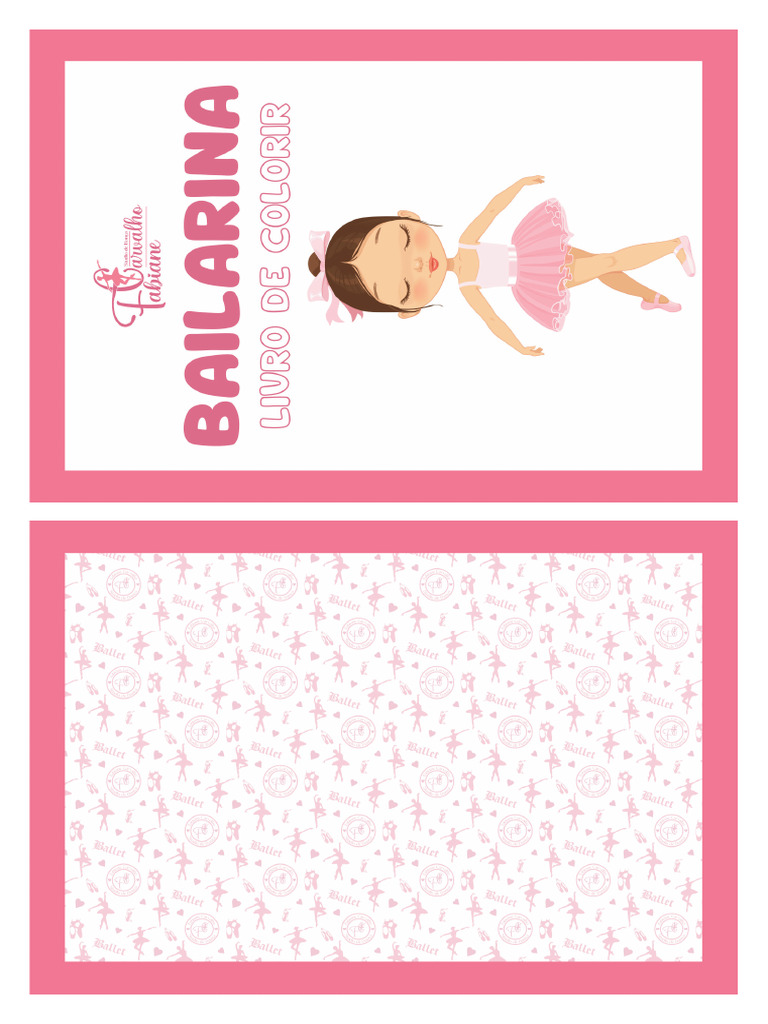Livro de Colorir Bailarina PDF | PDF