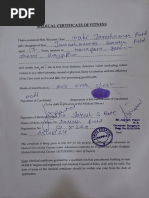 Ipu Medical Certificate | PDF