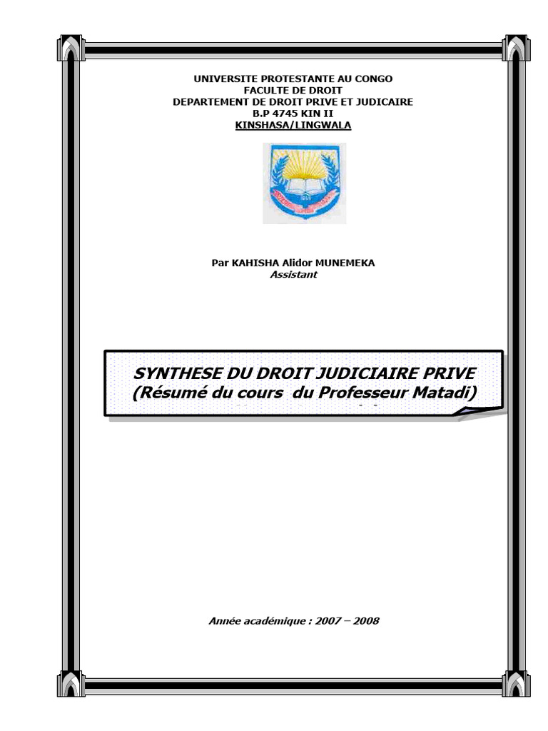 Procdure_civile | PDF | Greffier | Compétence