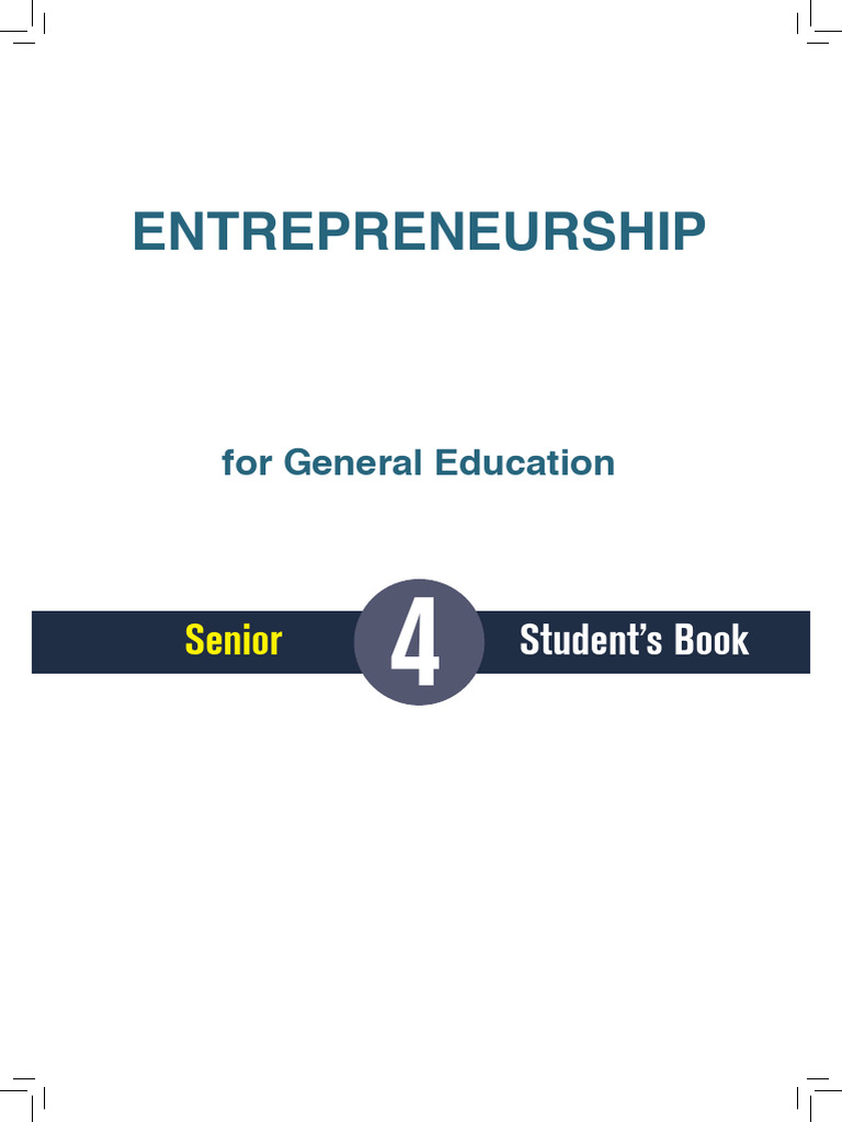 Entrepreneurship | PDF | Entrepreneurship | Creativity