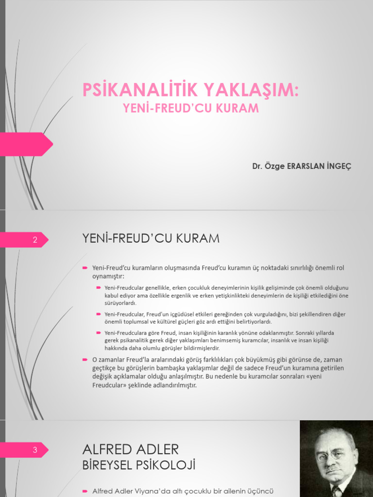 Yeni-Freud - Cu Kuram - Adler | PDF