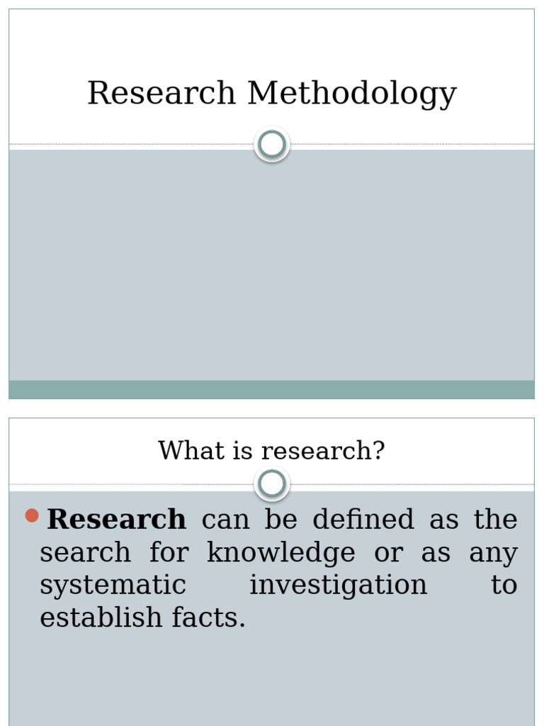 Research Methodology | PDF | Sampling (Statistics) | Hypothesis