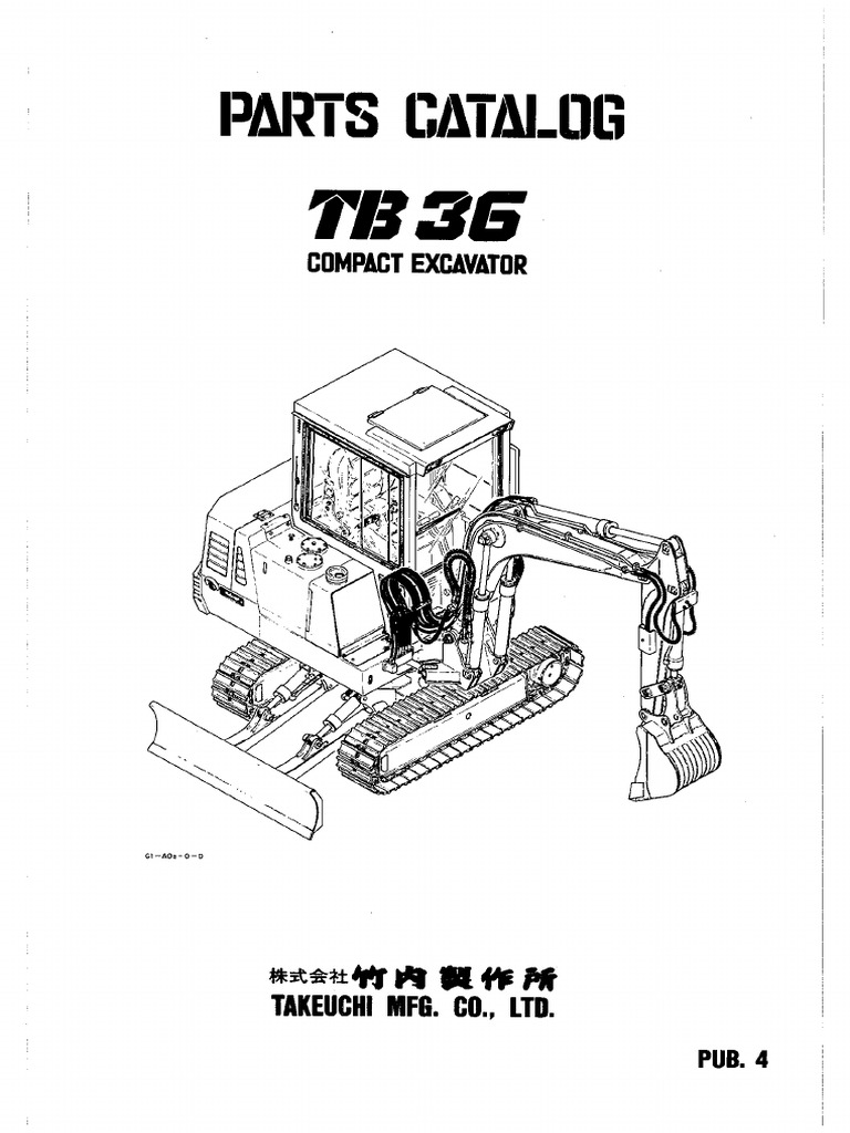 Takeuchi TB36 1992 | PDF