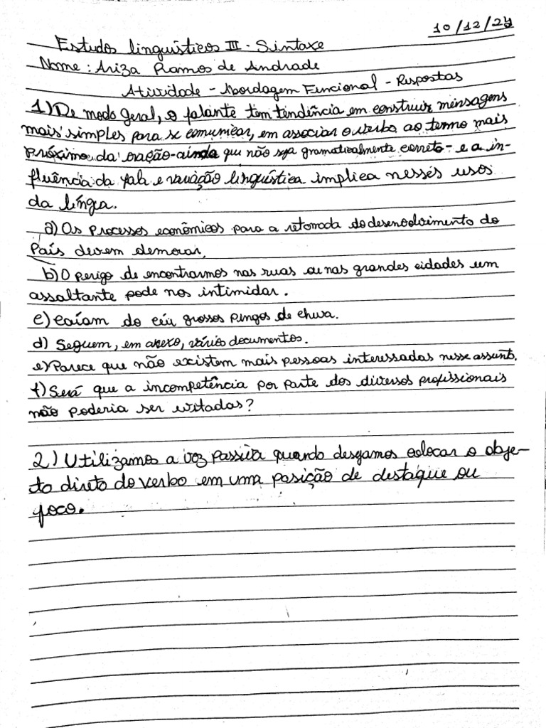 Sintaxe e Linguística Fun | PDF