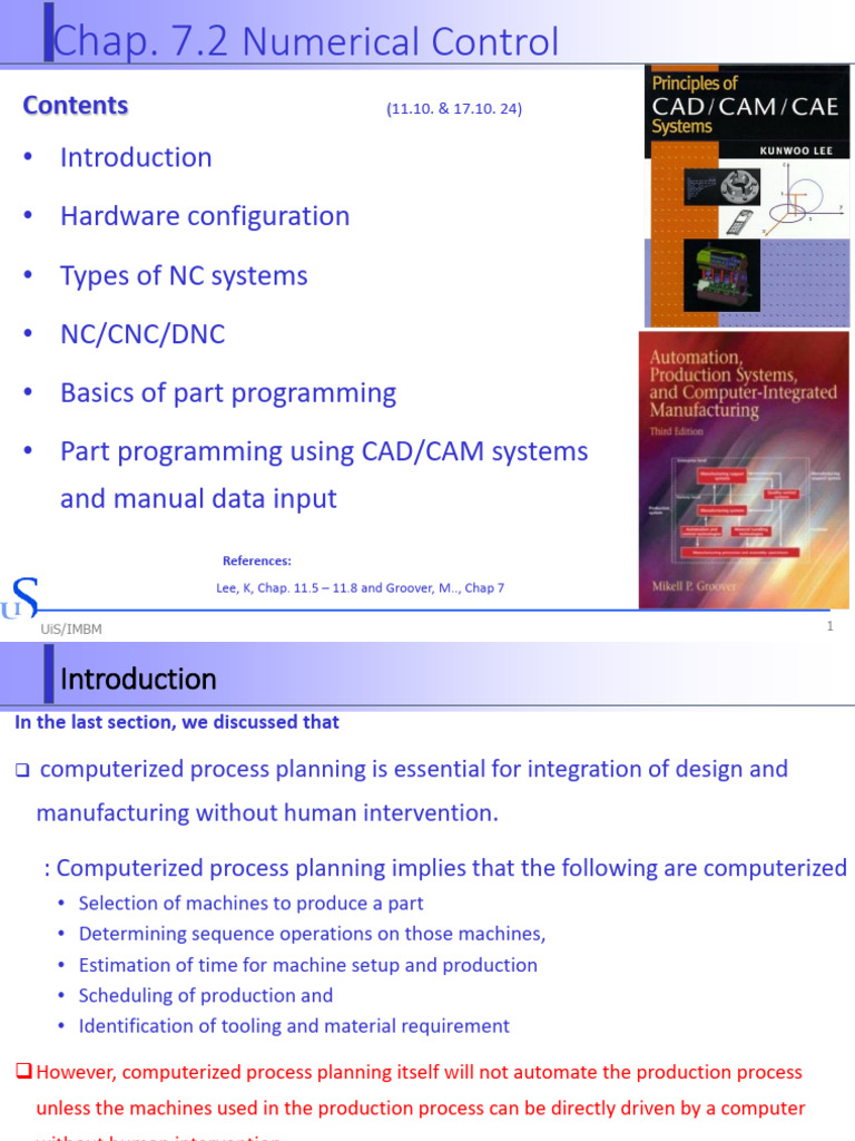 Chap 7.2 Numerical control | PDF | Cartesian Coordinate System ...