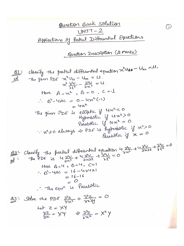 Question Bank Solution Unit 2 | PDF