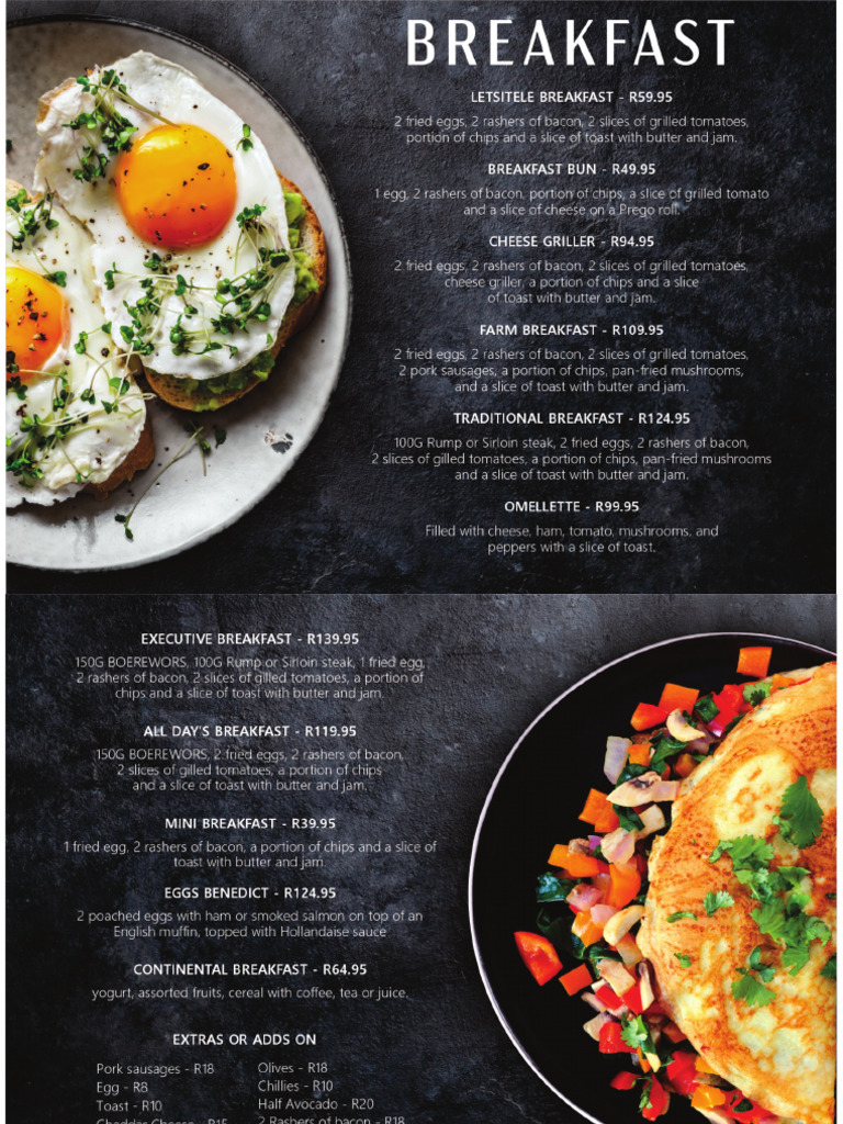 Restaurant Menu PDF | PDF