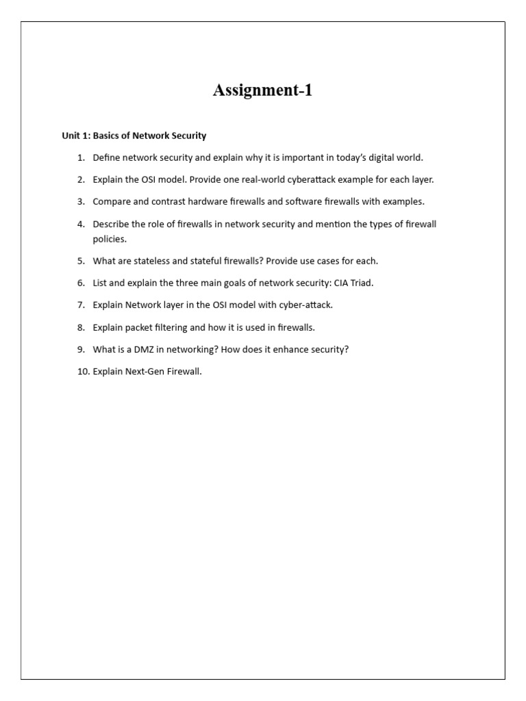 Assignment 1 | PDF