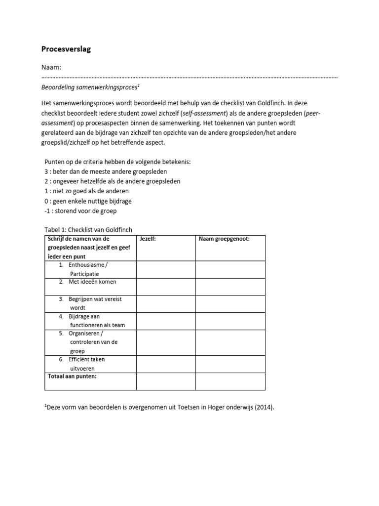 Procesverslag Printversie | PDF