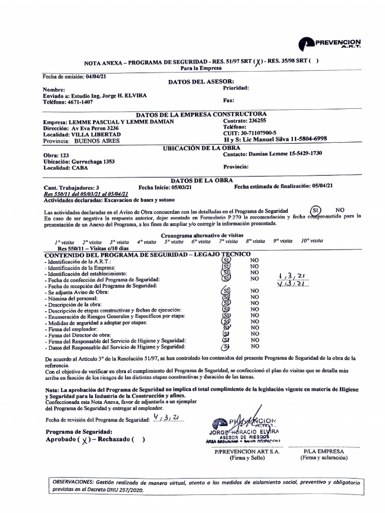 Cto. 236255 - Lemme y Lemme - O. 123 | PDF