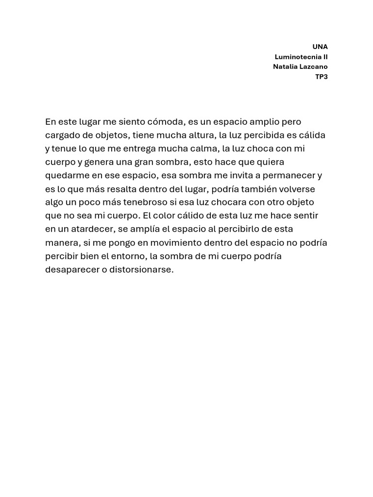 Luminotecnia II Tp3 | PDF