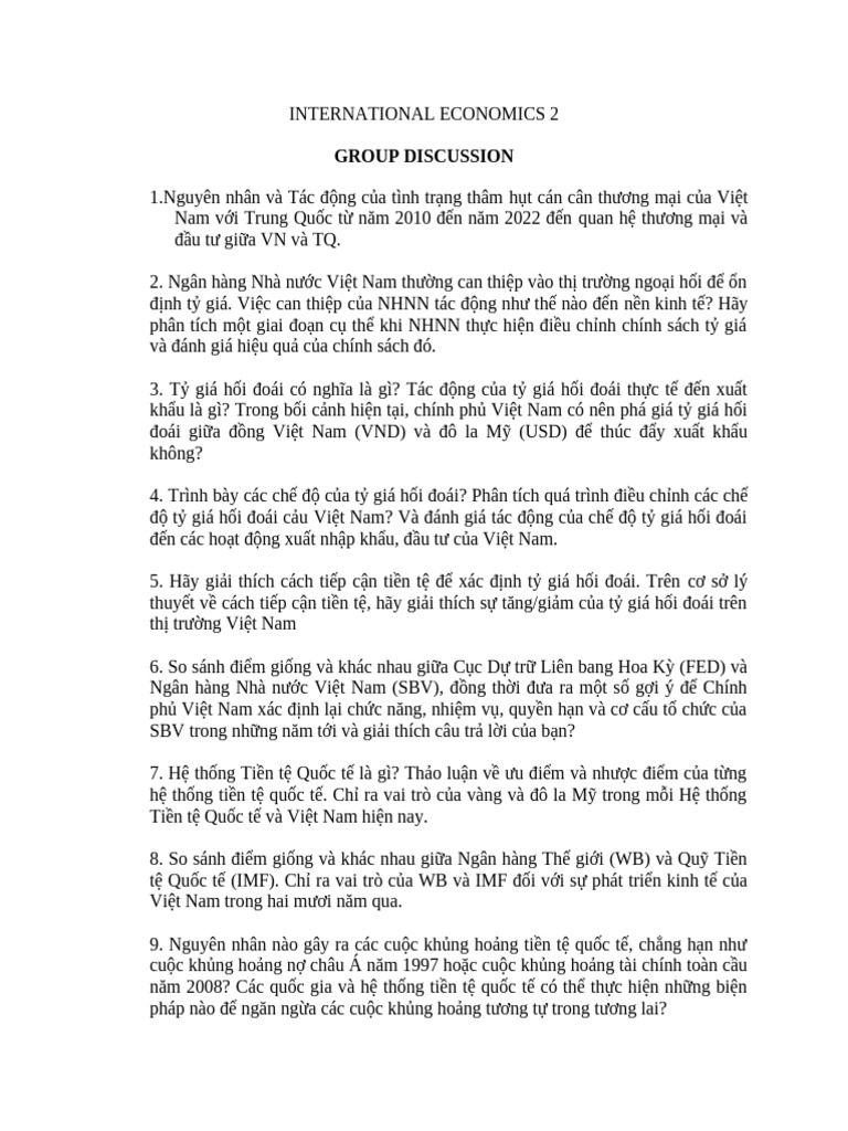 Thảo Luận Nhóm KTQT 2 | PDF