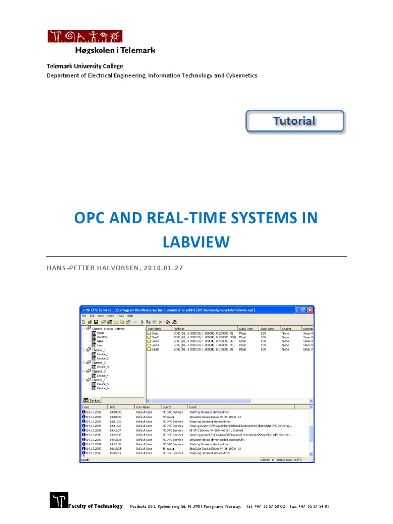 Opc and Real-Time Systems in Labview | PDF | Thread (Computing ...