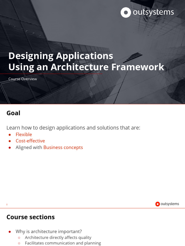 1.1. Designing Applications Course Overview | PDF