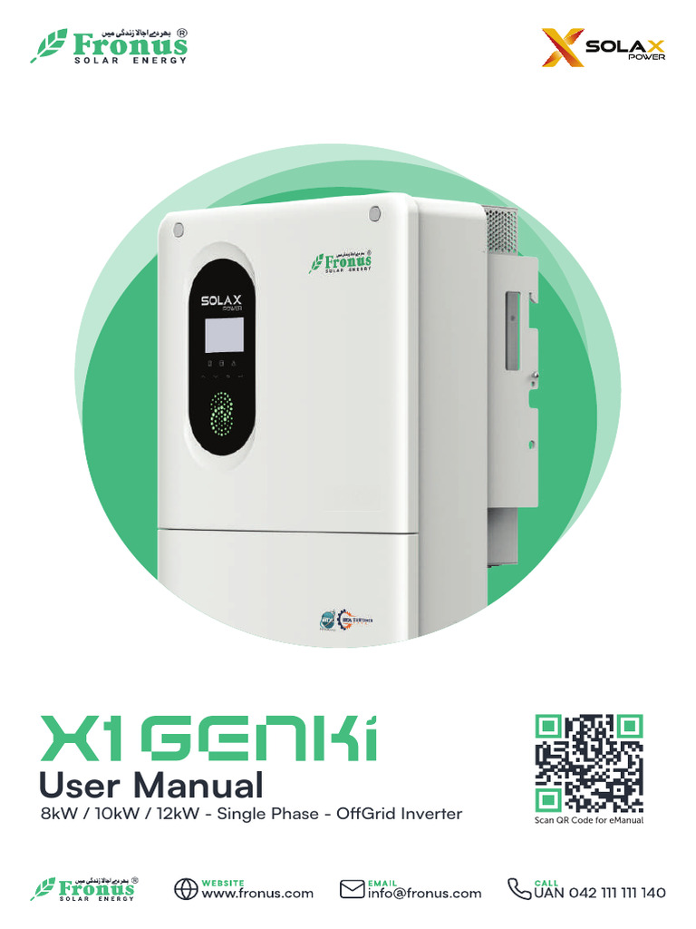 User Manual 10.5kW Genki | PDF | Photovoltaic System | Power Inverter