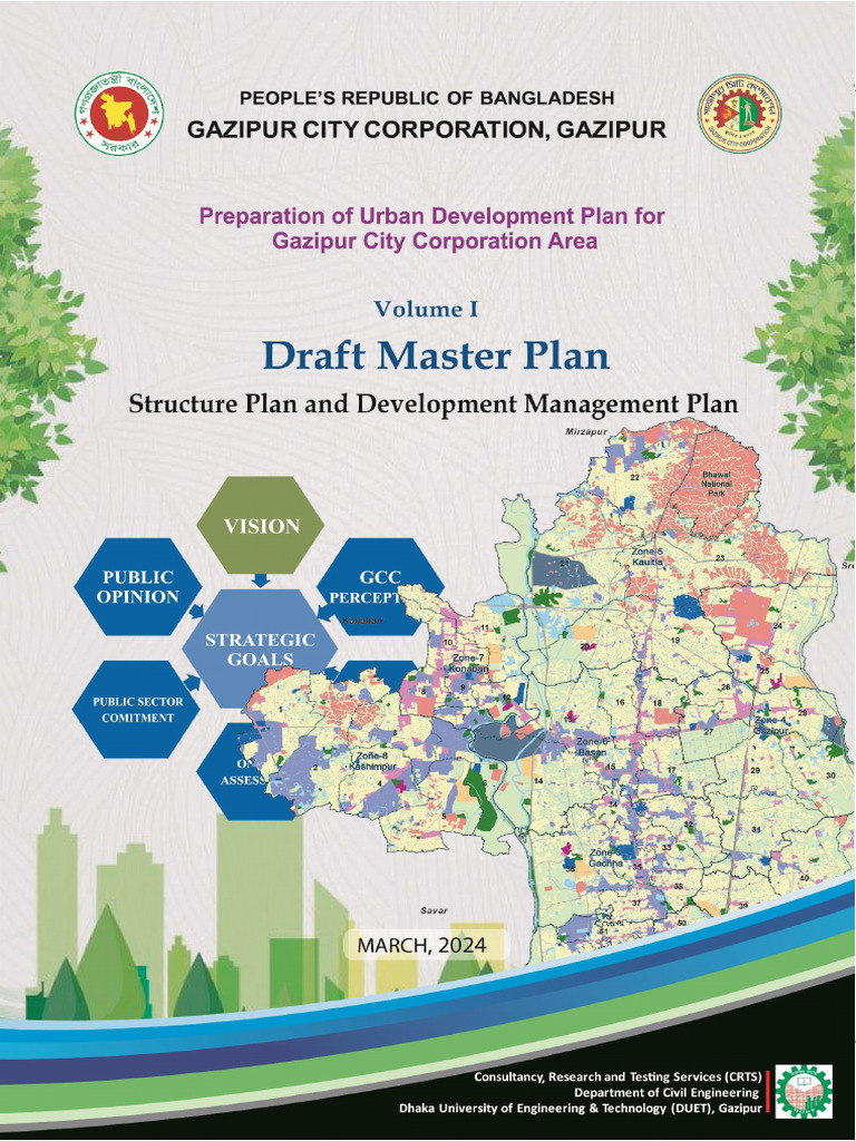 Gazipur City Urban Development Plan | PDF