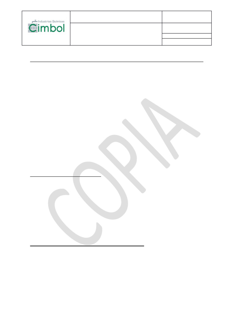 HS - CC.01 Lavandina Cimbol | PDF | Blanqueador | Agua