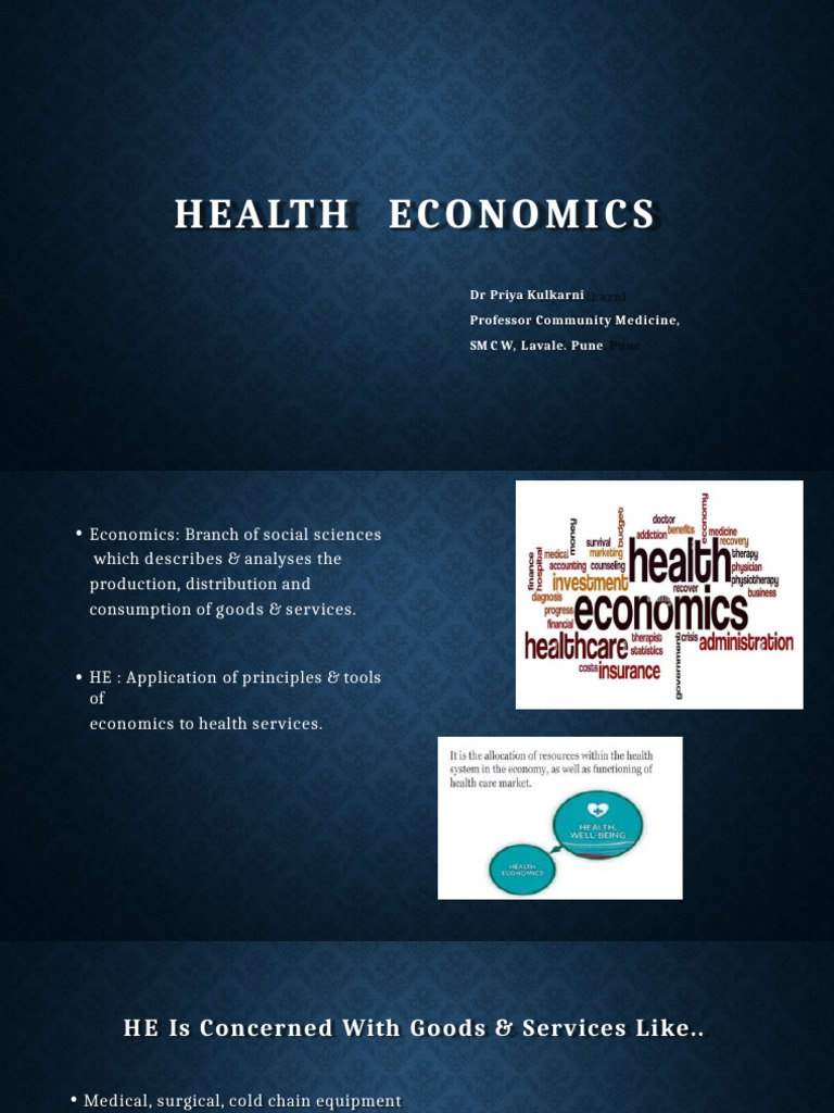 Health Economics | PDF | Gross Domestic Product | Income