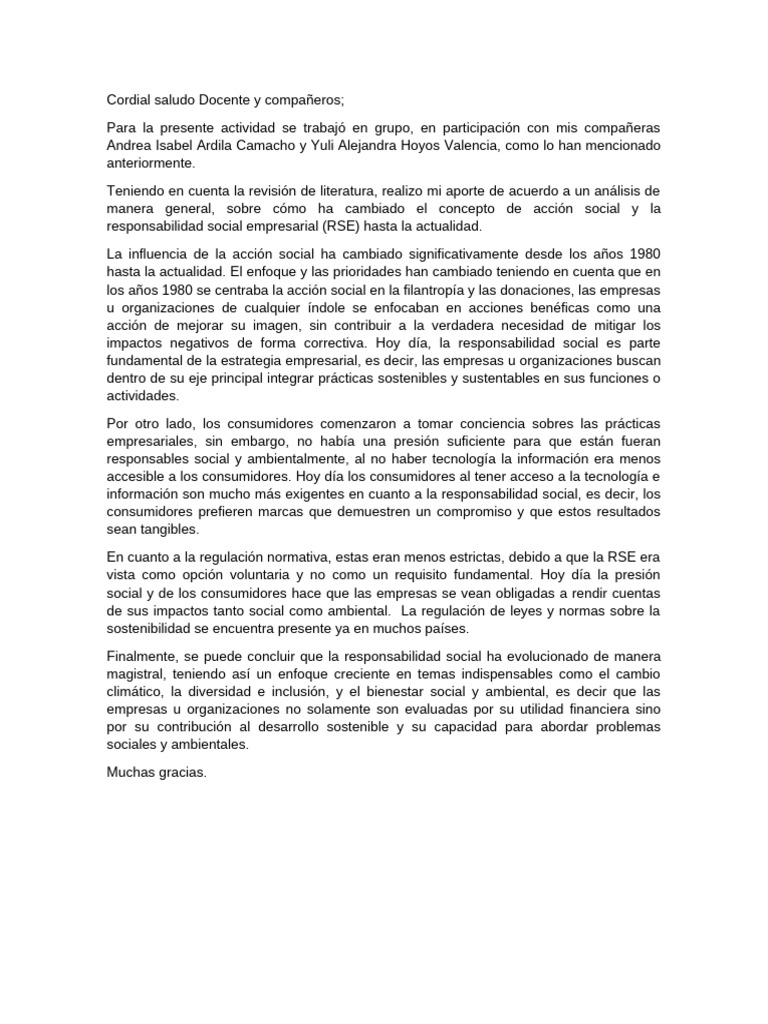 Aporte Actividad 1 Mapa Mental Grupal | PDF | Responsabilidad social corporativa | Sustentabilidad