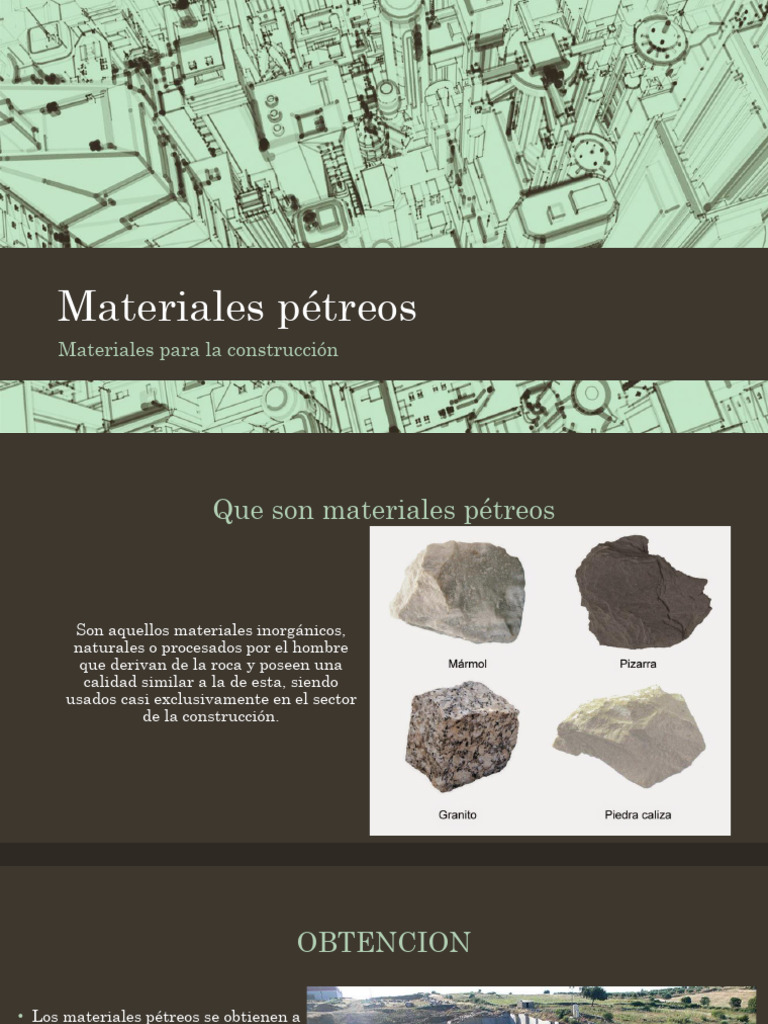 Guía Completa sobre Materiales Pétreos | PDF | Suelo | Hormigón