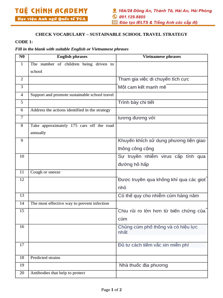 Check Vocab S1 | PDF