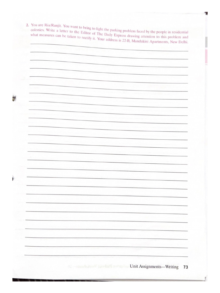 Formal Letter Worksheet -9 | PDF