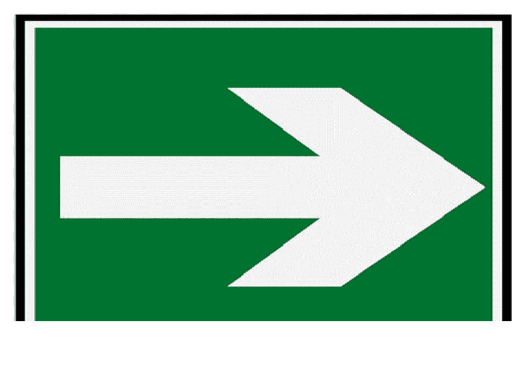 Señalización - Flecha de Salida | PDF