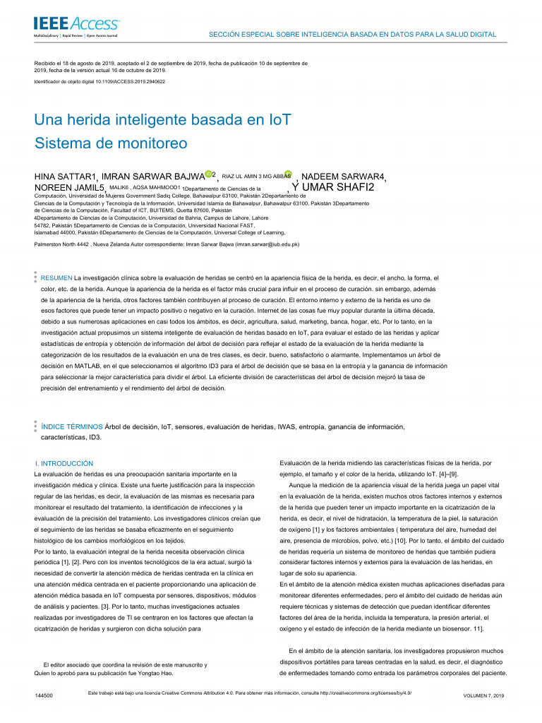 An - IoT-Based - Intelligent - Wound - Monitoring - System (Español ...