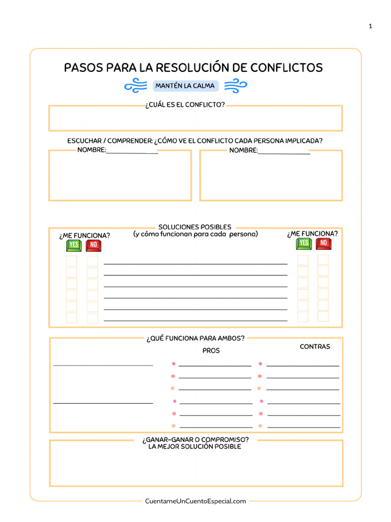 Los Conflictos en El Aula Son | PDF | La resolución de conflictos ...