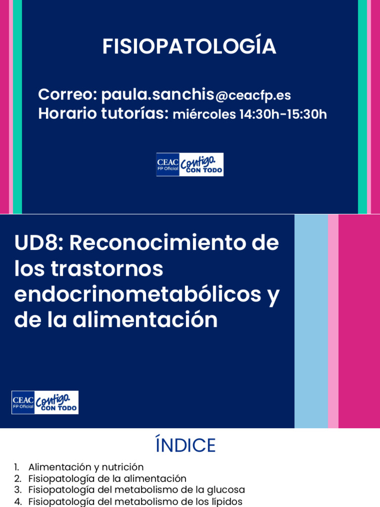 UD6 FISIOPATOLOGIA (Parte 2) | PDF | Ciclo del ácido cítrico | Química