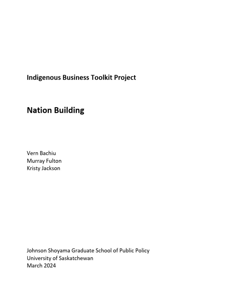1.2.1 Nation Building Ied 2024 | PDF | Native Americans In The United ...