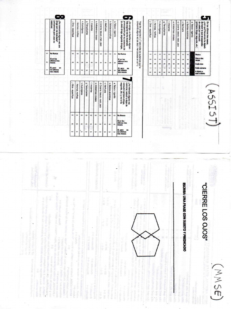 Continuacin MMSE y ASSIST | PDF