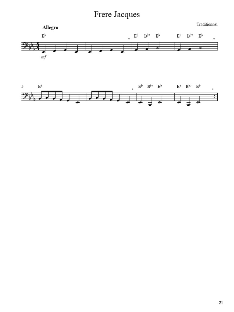 Frere Jacques | PDF