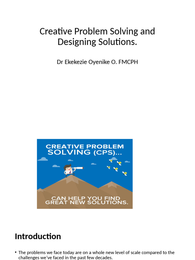 Creative Problem Solving Strategies | PDF | Creativity | Thought
