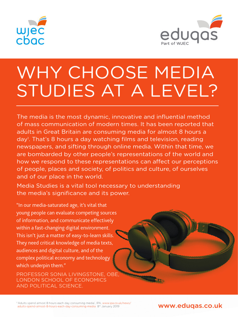 why-study-a-level-media-studies (1) | PDF | Cultural Studies | Humanities