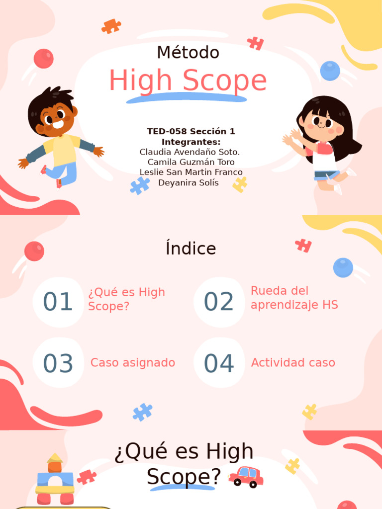 High Scope | PDF | Cognición | Aprendizaje