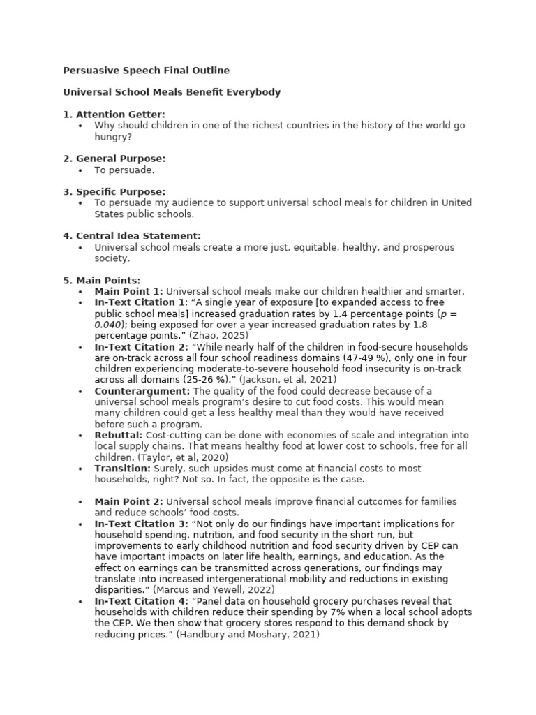 Support Universal School Meals Now | PDF | School Meal | Food Security